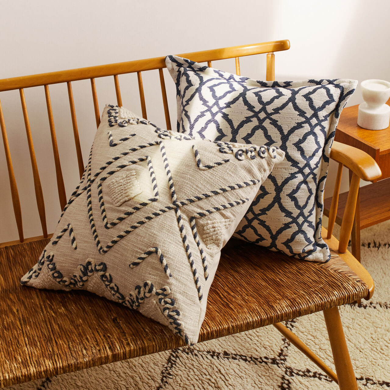Diamond Pattern Cushion