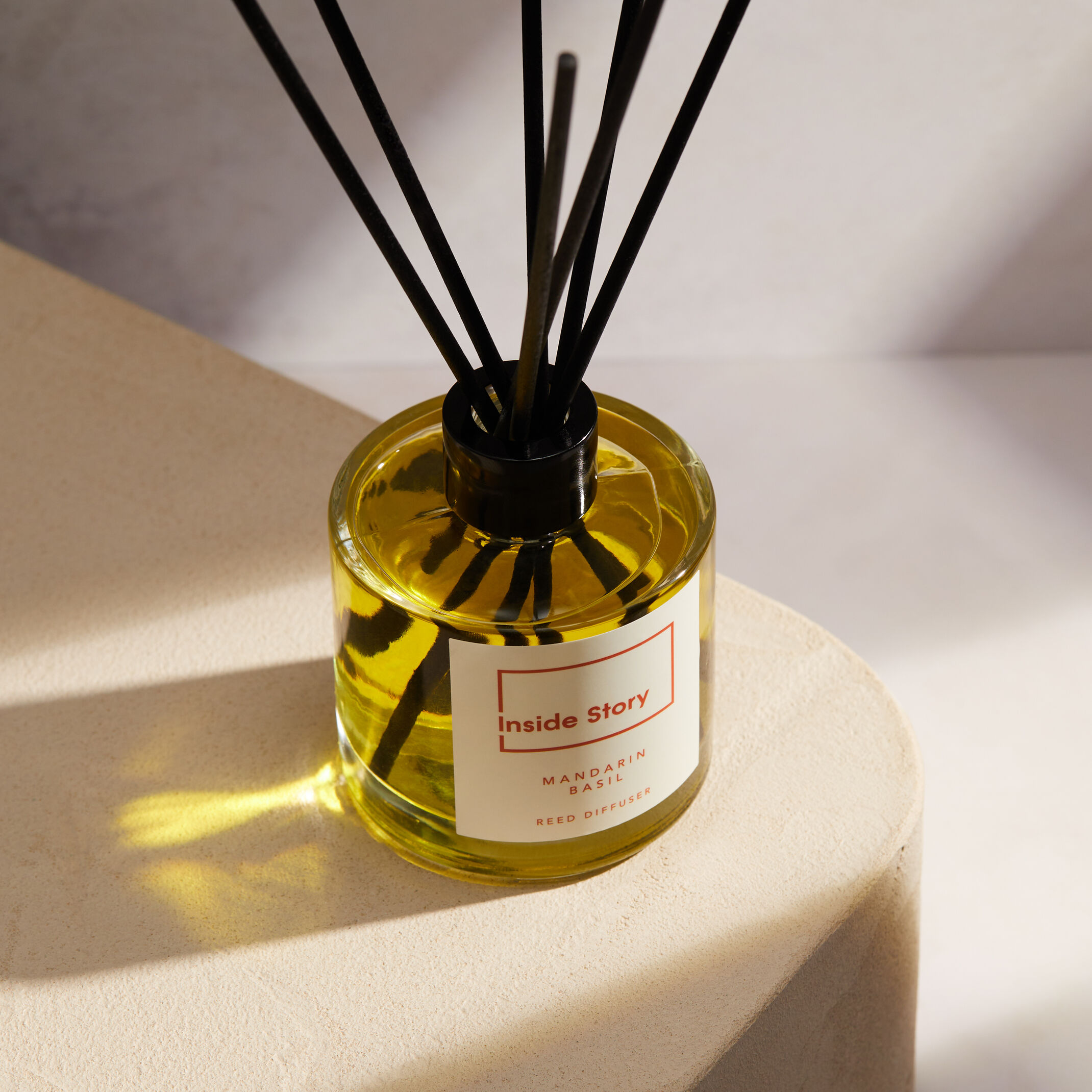 Luxury Mandarin & Basil Scented Reed Diffuser | 200ml | Inside Story