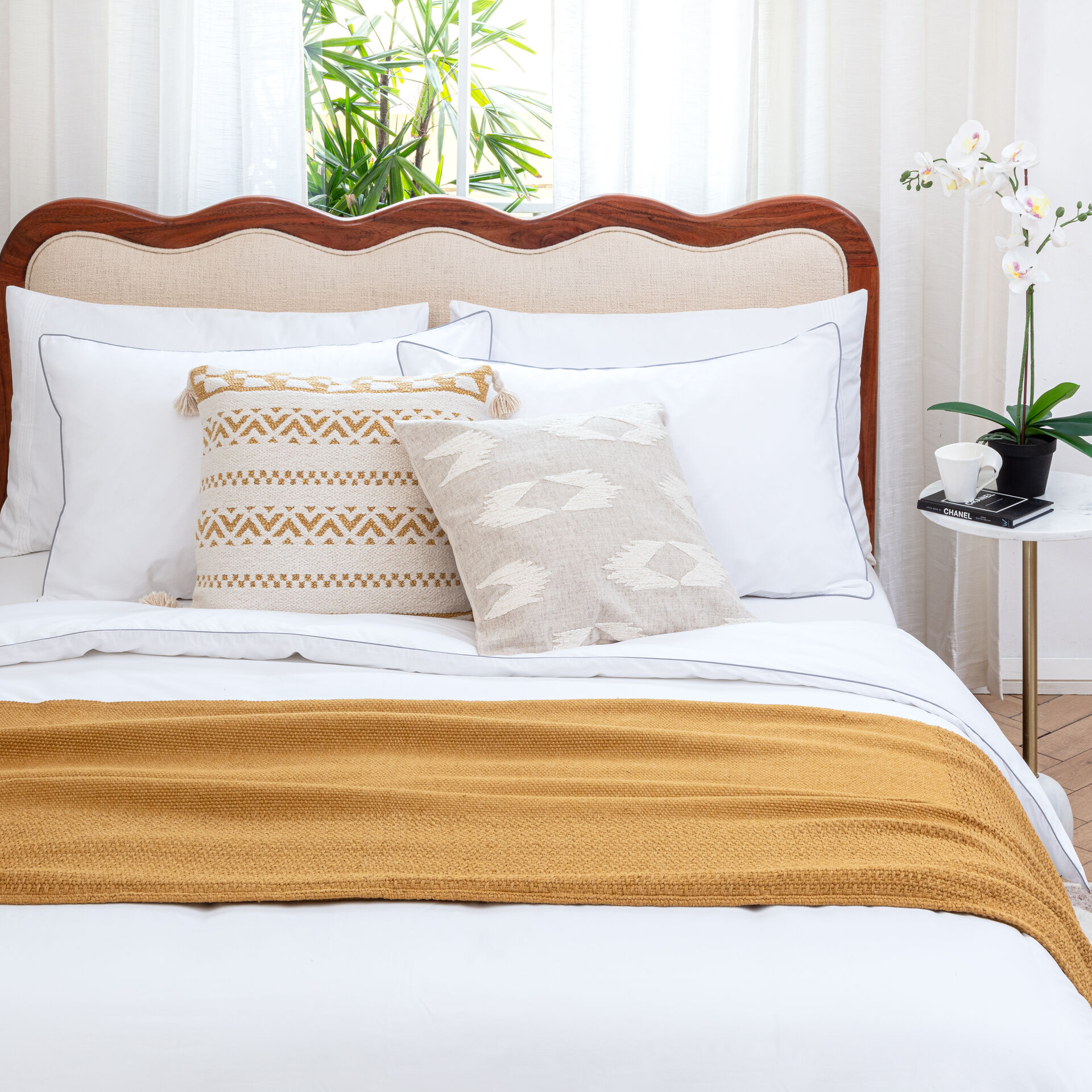 Luxury Piped Edge Bedding Collection