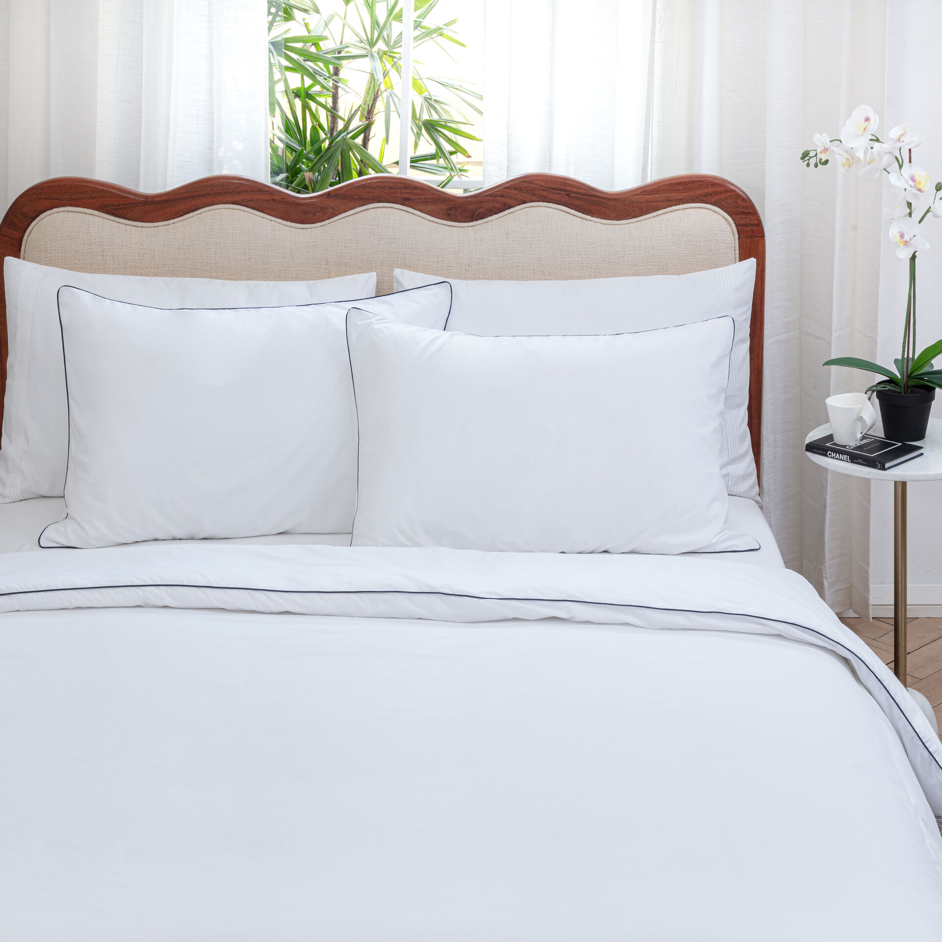 Luxury Piped Edge Bedding Collection