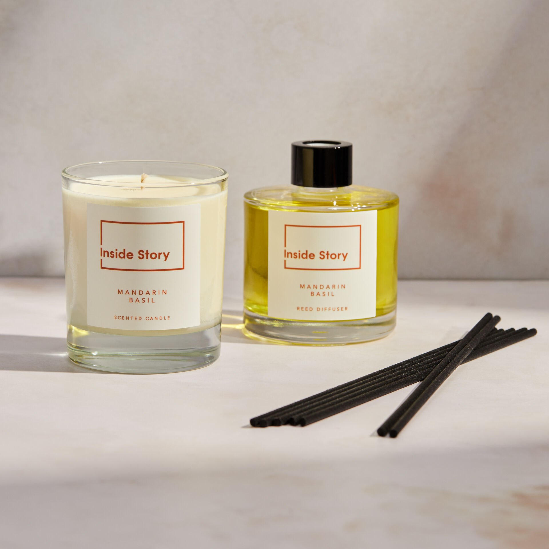 Mandarin Basil Home Scent Gift Set