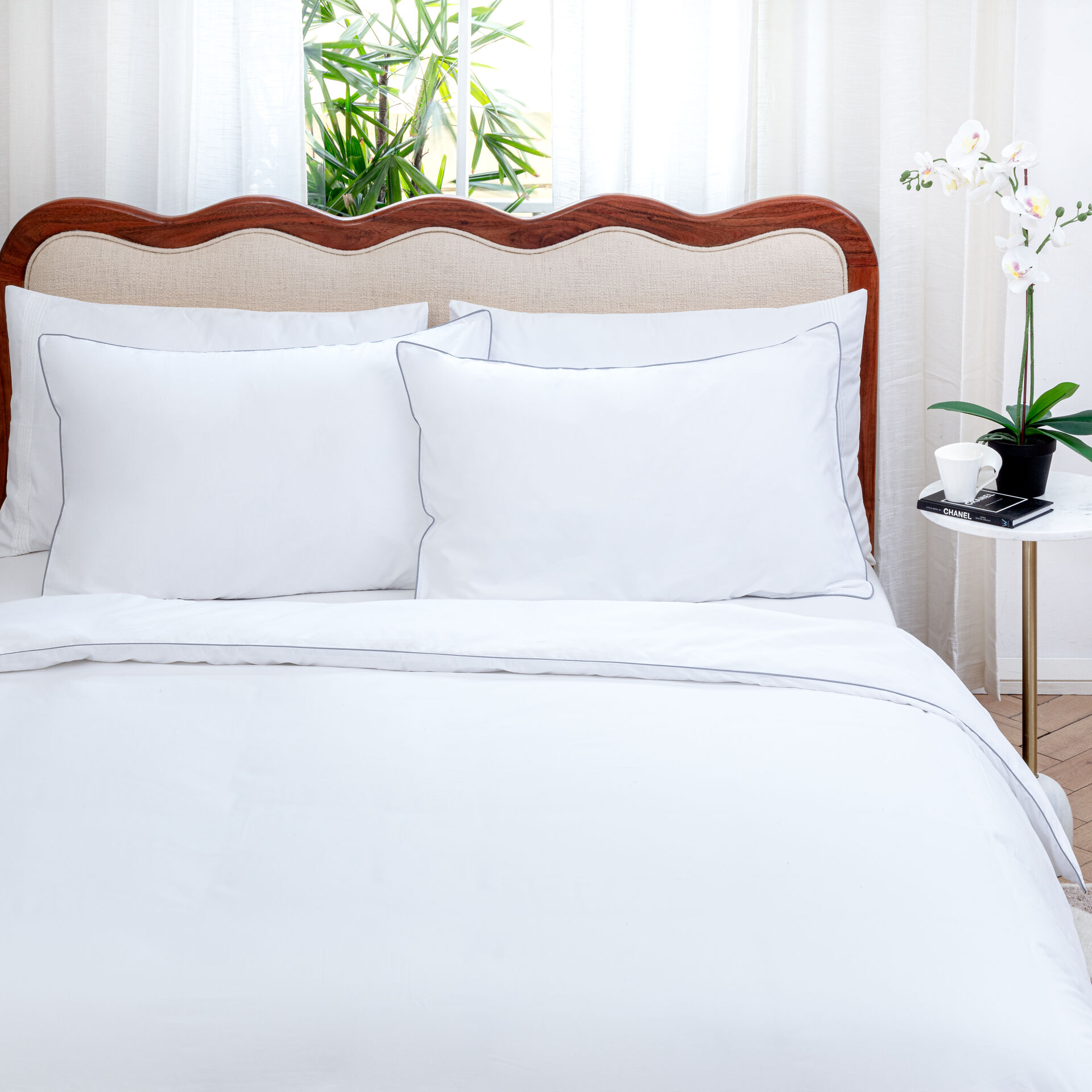 Luxury Piped Edge Bedding Collection